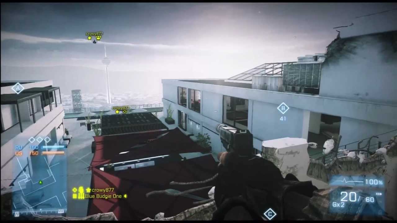 Battlefield 3 - Ziba Tower - Close Quarters Combat DLC Map Walk Through ...