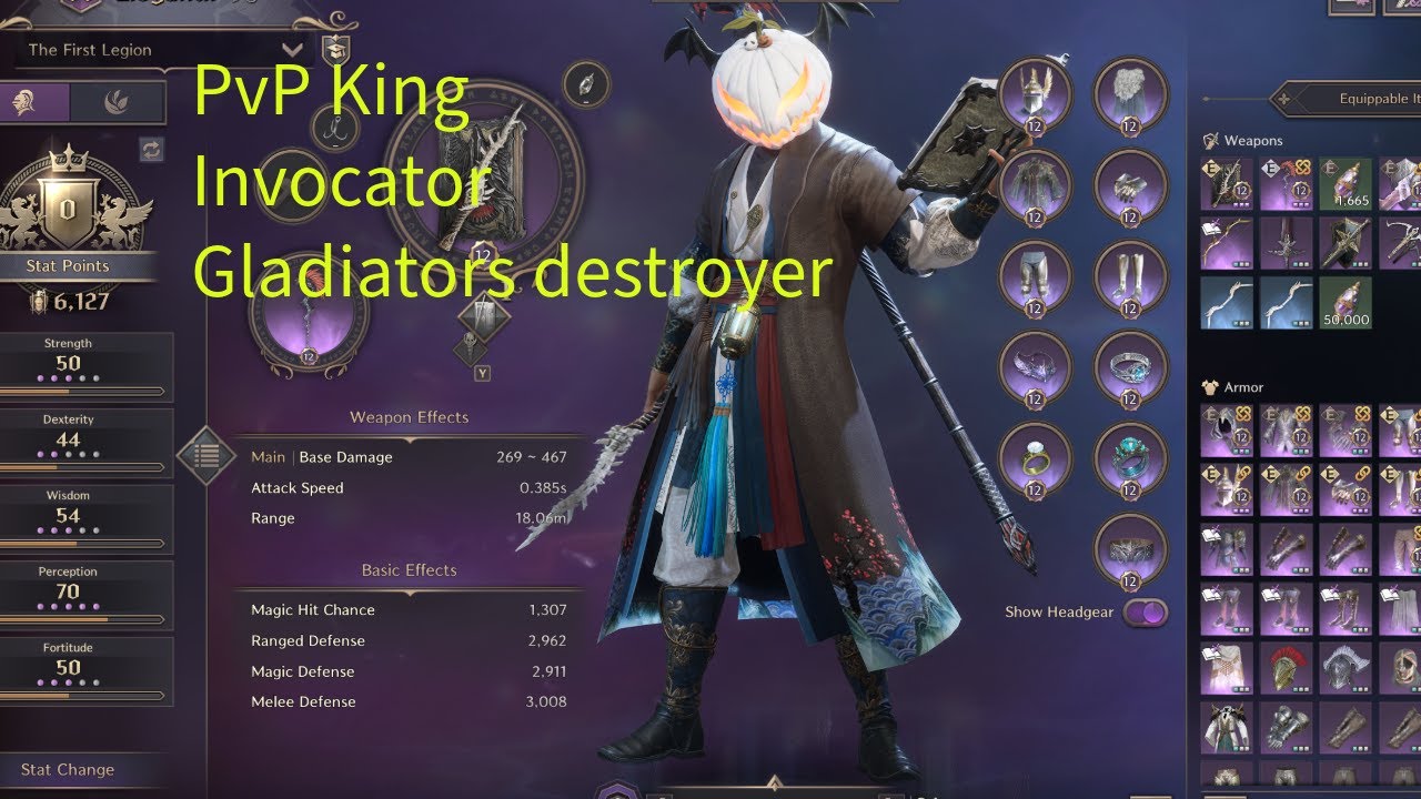 PvP build Invocator I Gladiator destroyer I - YouTube