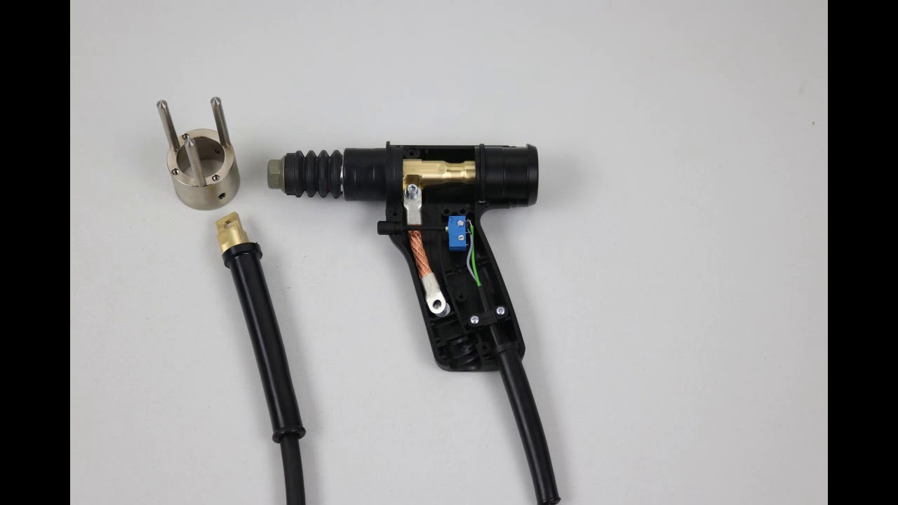 Assembly of a HBS C 06 stud welding gun - YouTube