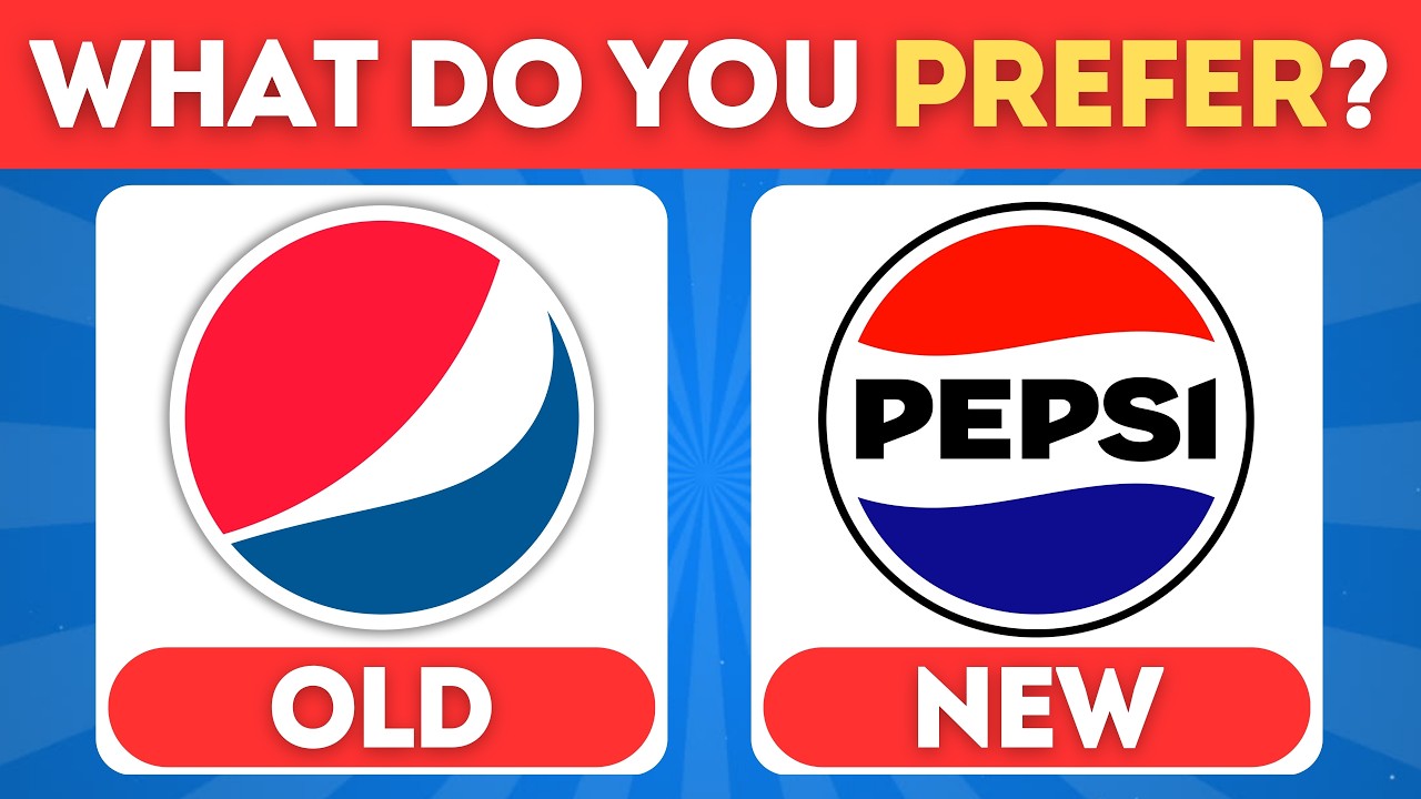 Would You Rather...? Old Vs New Logo | Logo Quiz - YouTube