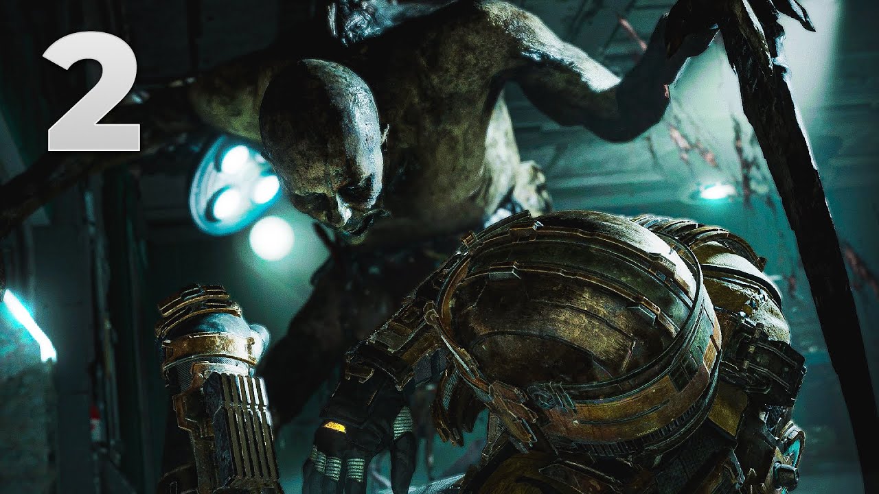 DEAD SPACE REMAKE Gameplay Part 2 - NECROMORPHS - YouTube