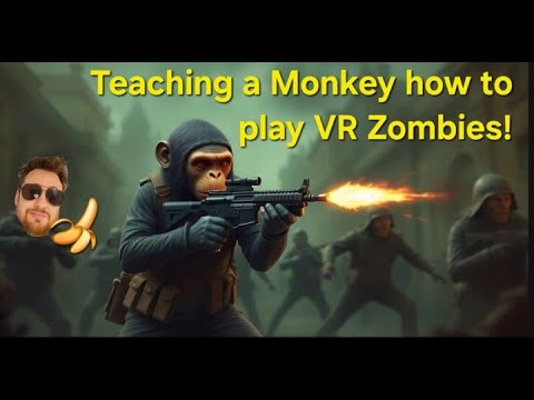 Cap teaches monkey VR zombies! - YouTube