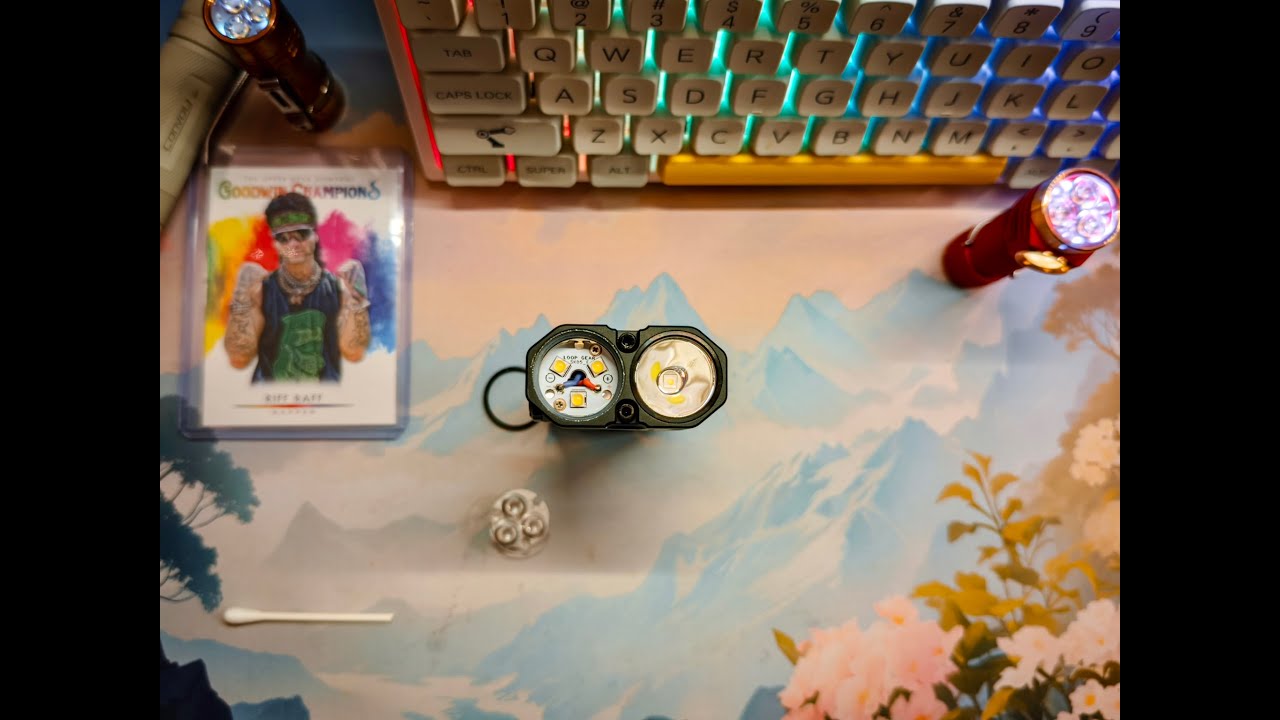 De-Doming a LoopGear SK05 Pro Nichia 519a Q tip method - YouTube