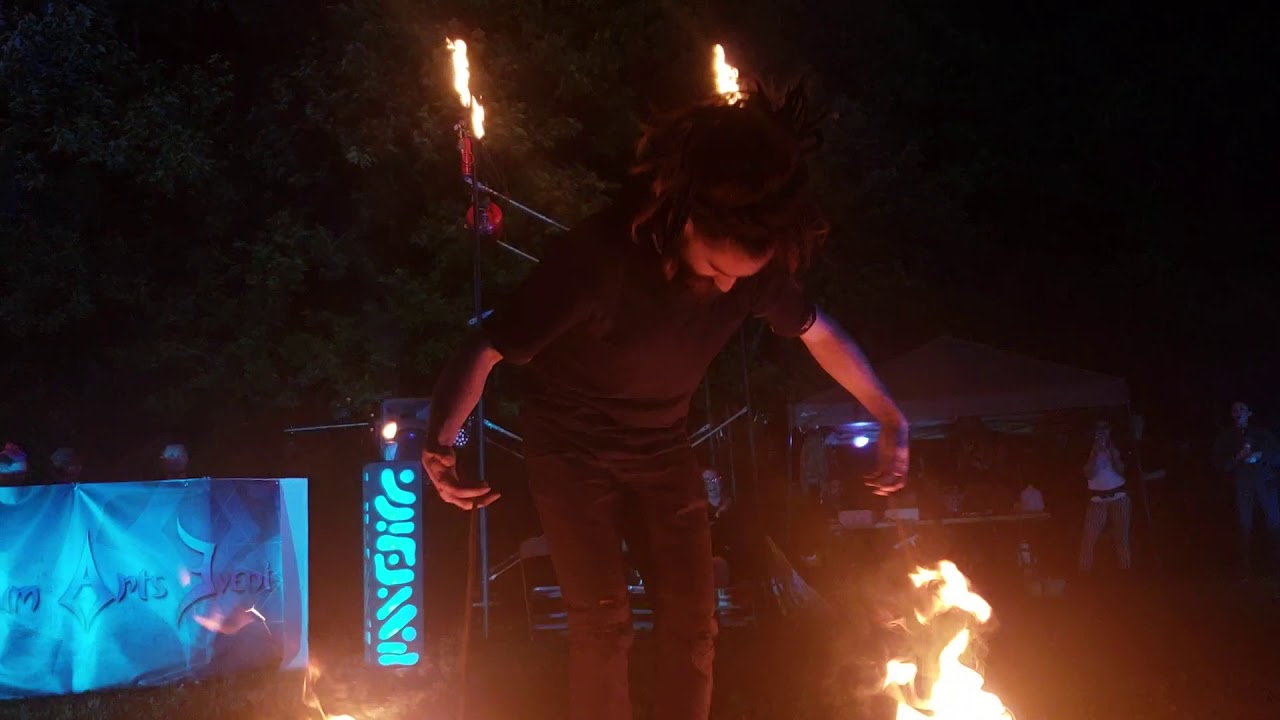 Tim Goddard: Equillibrium 2018: Fire Poi - YouTube