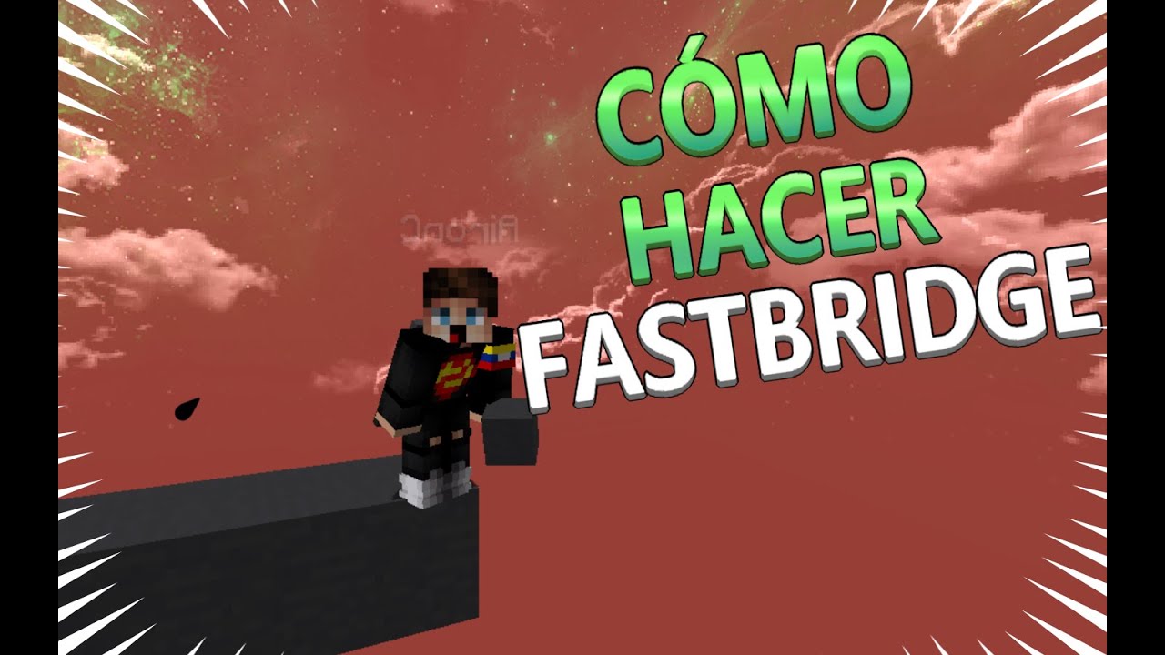 COMO HACER FAST BRIDGE EN MINECRAFT FACIL Y RAPIDO 2023 - YouTube