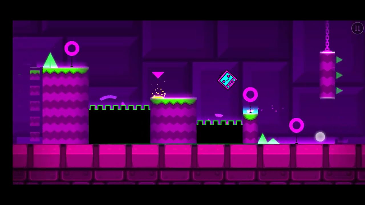 Playing geometry dash world (level 7: striker)/geometry dash world ...