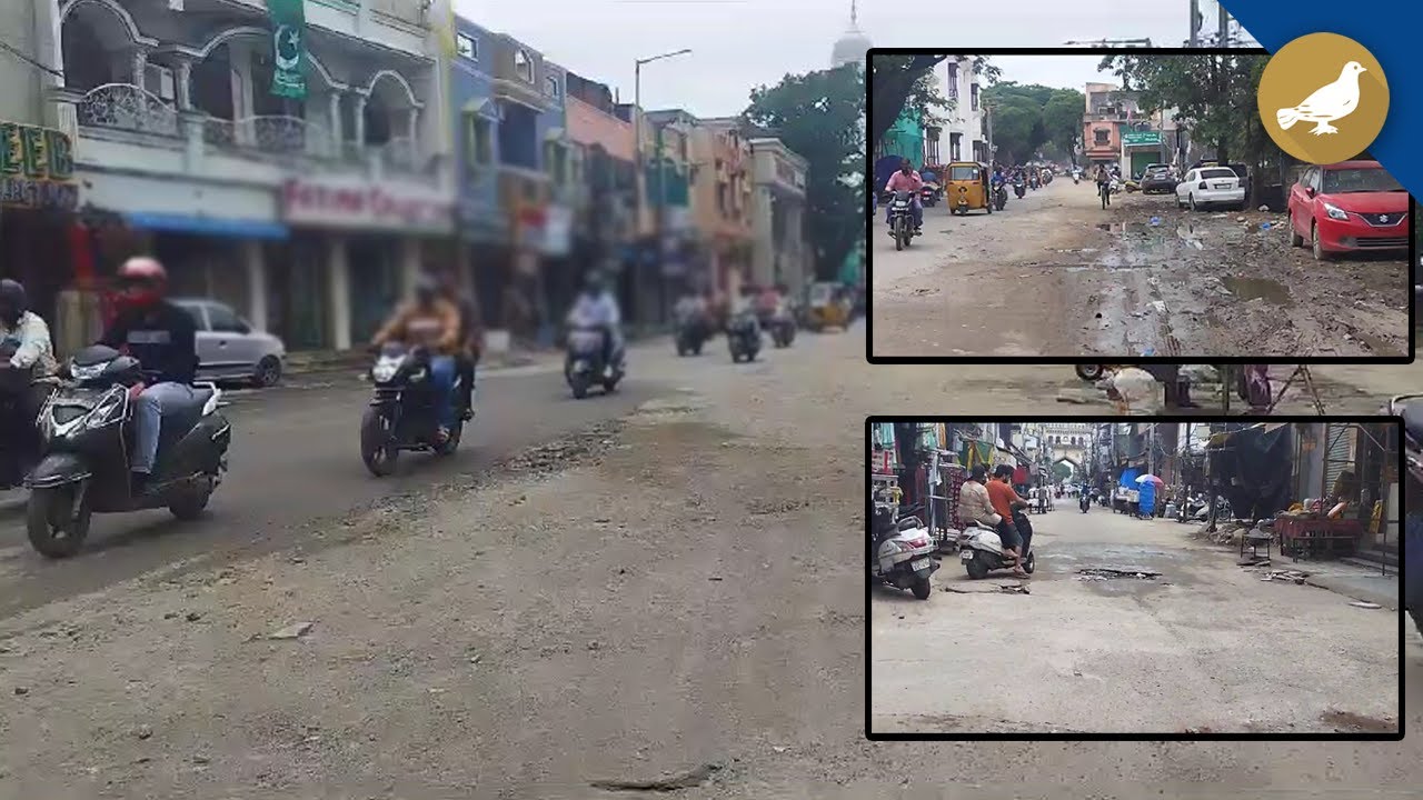 Shalibanda - Chowmohalla Palace road cries for attention | Hyderabad ...