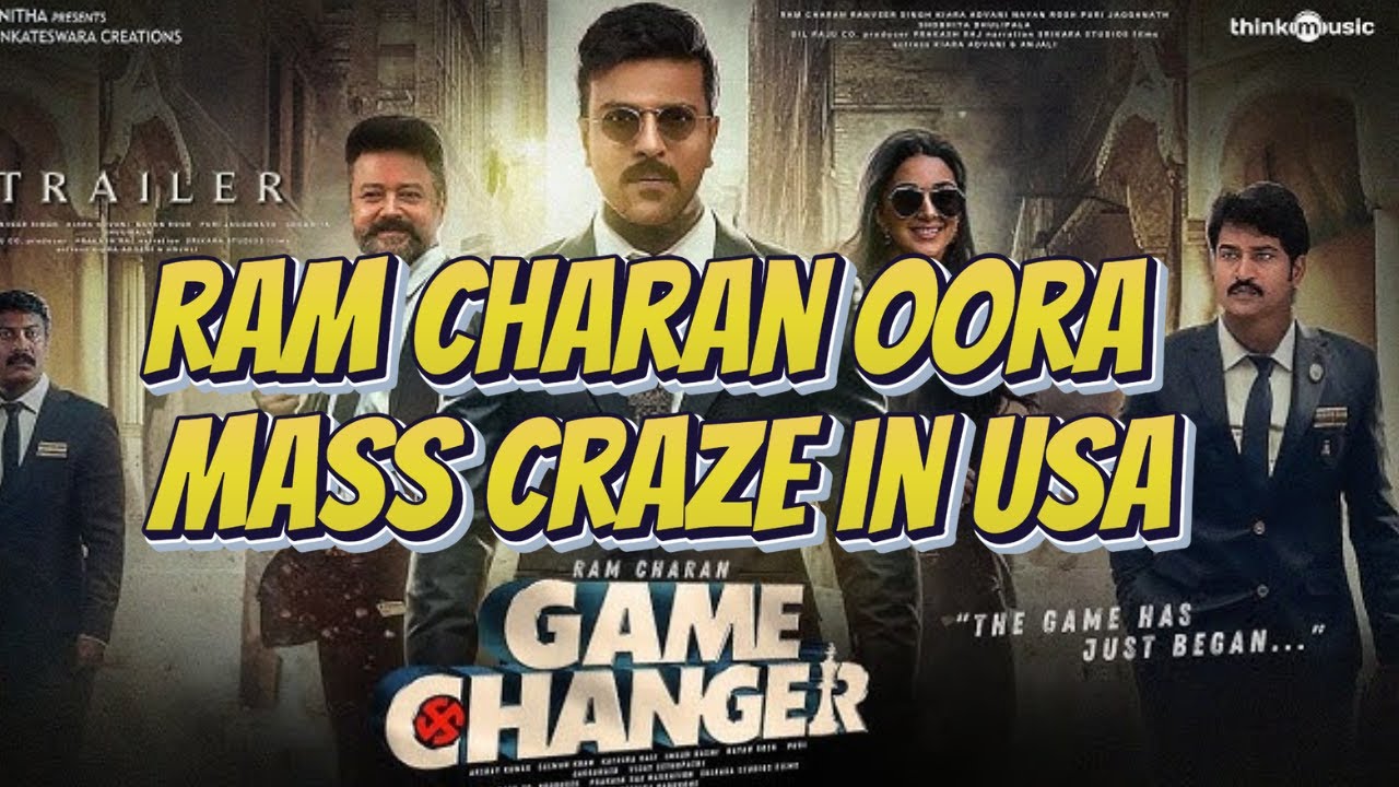 Ram Charan Mass Craze in USA || Ram Charan, Sukumar Reached for Pre ...
