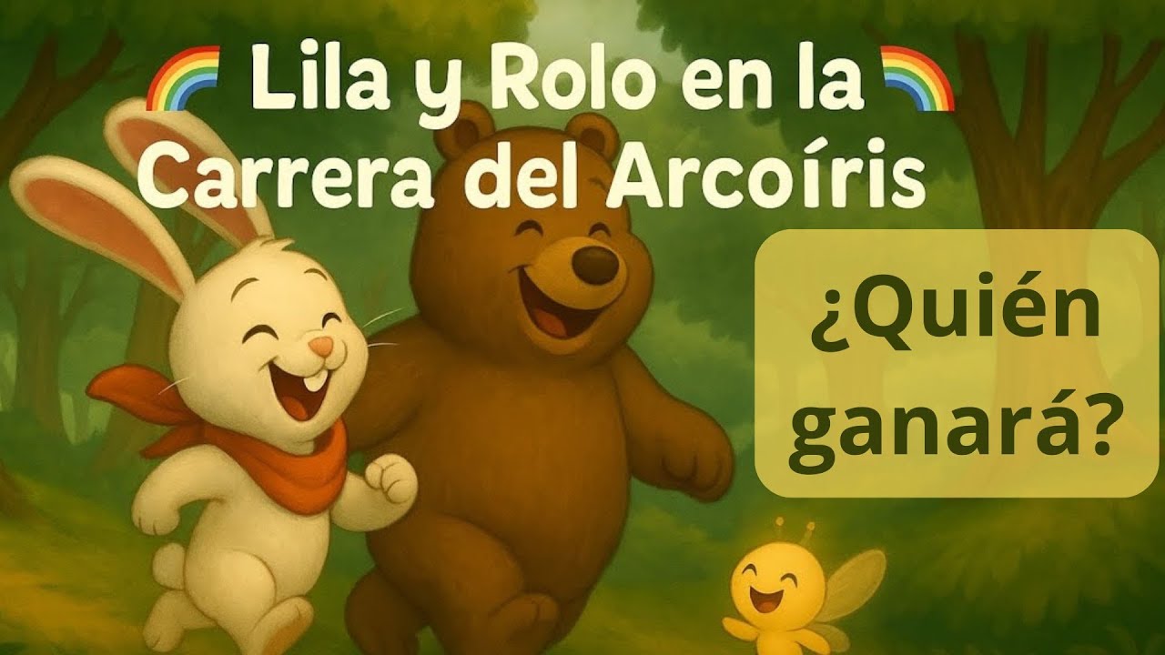 🌈 Lila y Rolo en la Carrera del Arcoíris | Cuento Infantil con Valores ...