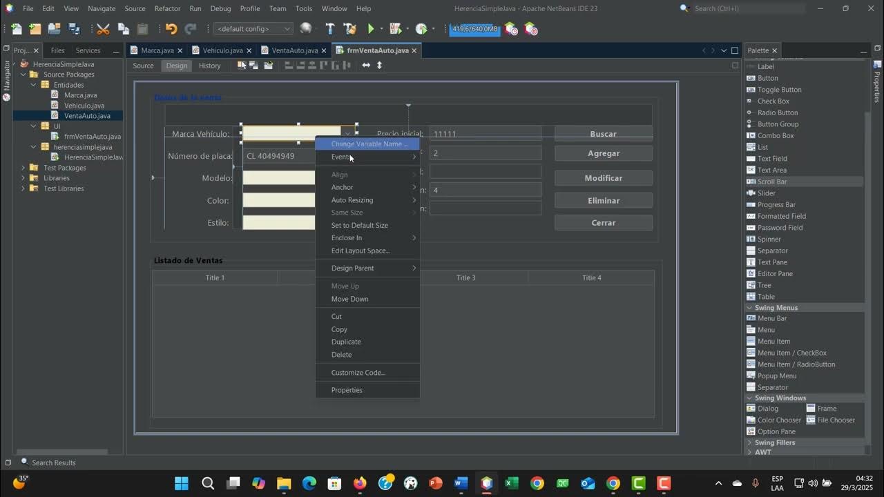 Video 4 (Herencia Simple en Java) - YouTube