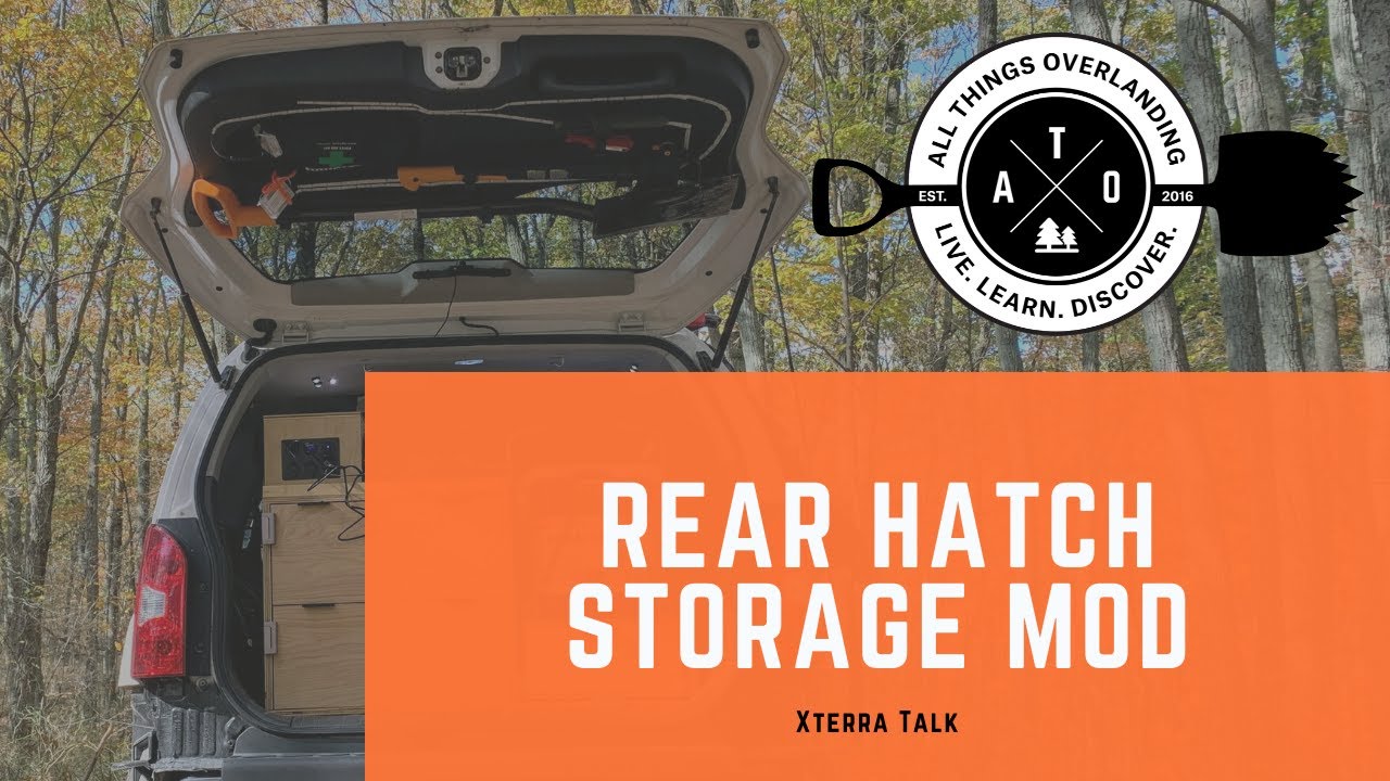 Xterra Talk-Rear Hatch Storage Mod DIY (How To, Nissan, 2nd Gen ...