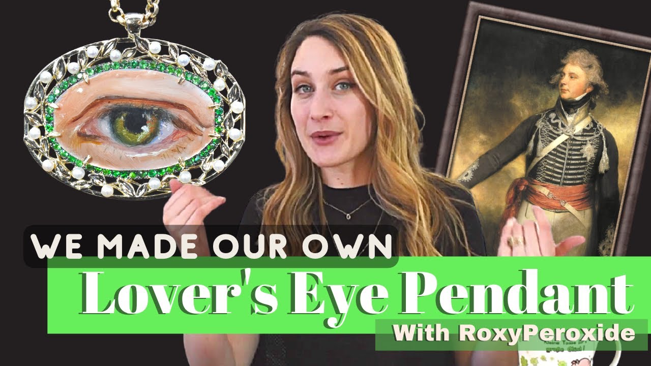 Making A Custom Necklace: The Lover's Eye With Roxy Peroxide - YouTube