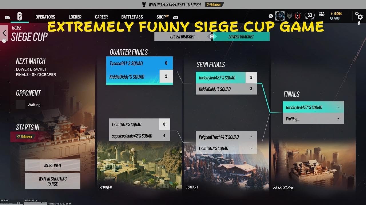 The ONLY good R6 Siege Cup game! | CHALK THE ALT ACCOUNT?! - YouTube