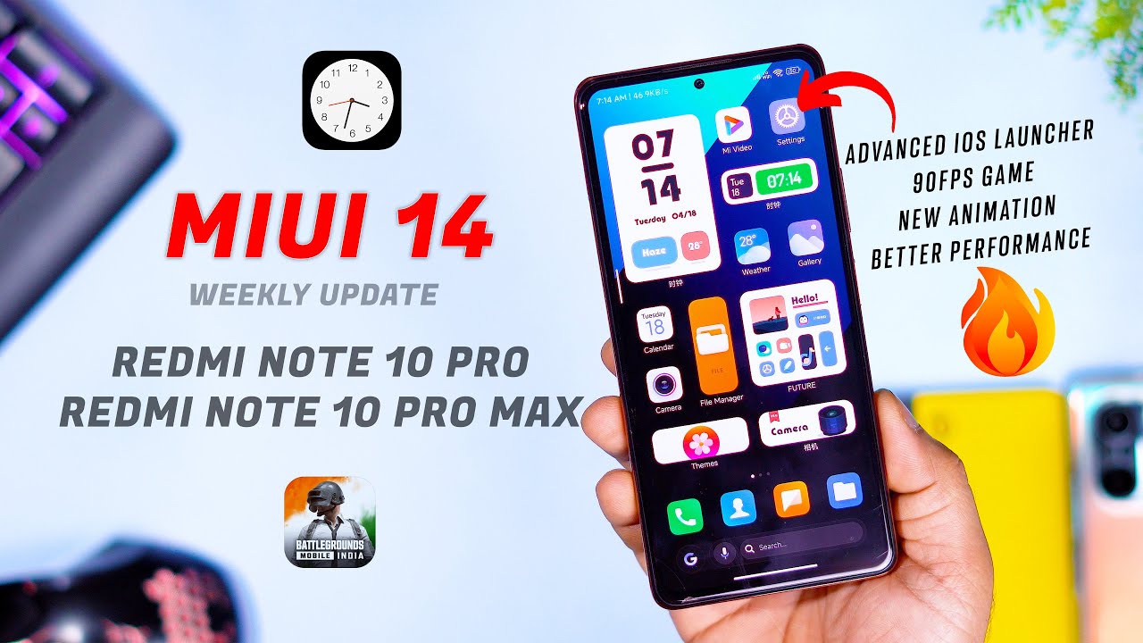MIUI 14 Special Edition for Redmi Note 10 Pro : iOS Launcher, Advanced ...