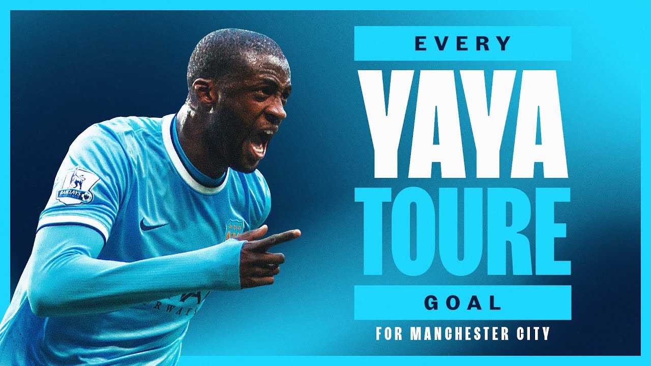 EVERY YAYA TOURE GOAL for Man City | All 82 from one of the GREATS ...