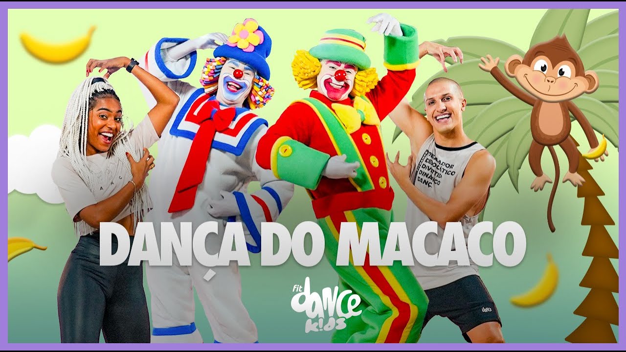 Dança do Macaco - Patati Patatá | FitDance Kids & Teen (Coreografia ...