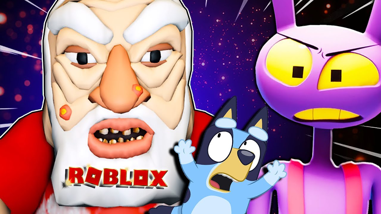 DIGITAL CIRCUS JAX & BLUEY vs ANGRY GRANDPA | Roblox - YouTube