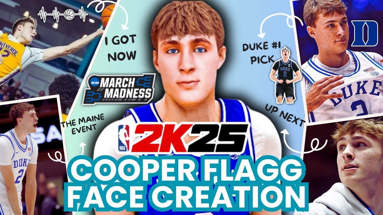 Cooper Flagg Face Creation 2K25 - *UPDATED* Cooper Flagg Face Creation ...