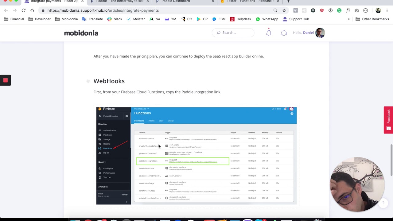Integrate payments - YouTube