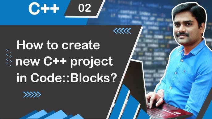 Code Blocks New Project Clipart