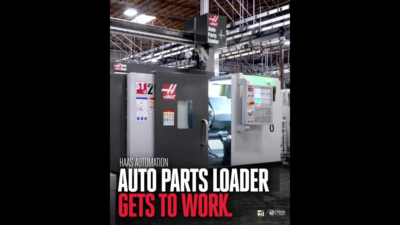 Haas Auto Parts Loader - YouTube