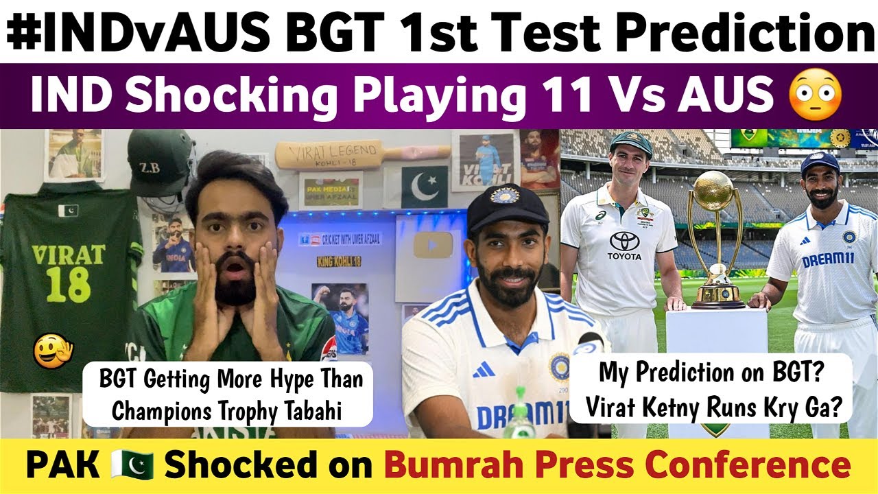Ind Vs Aus BGT 1st Test 2024 Prediction | Pak Media on Ind Vs Aus BGT ...