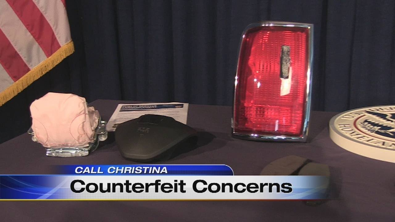 Counterfeit auto parts creating greater risks on the road - YouTube