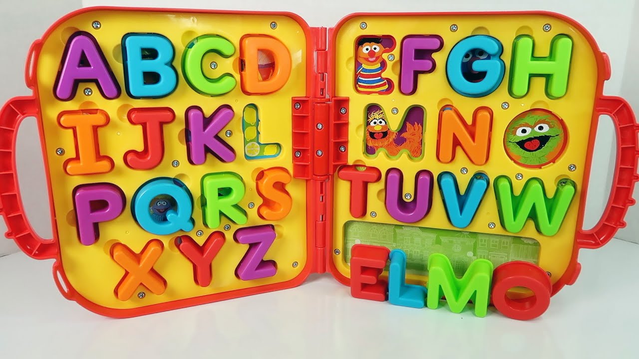 Learn to Spell with Elmo and Sesame Street Friends Alphabet Letter Set ...