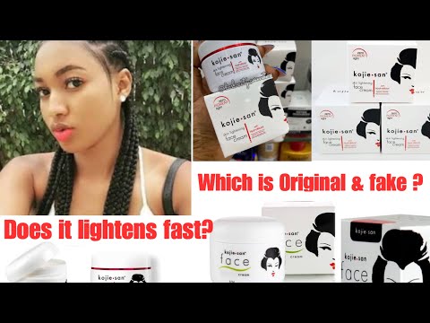 How to know the original and fake kojie san face cream. |kojic San face cream review |.  #kojiesan