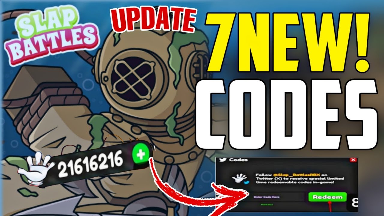 *NEW UPDATE* ALL WORKING CODES FOR SLAP BATTLES IN JUNE 2025! ROBLOX ...