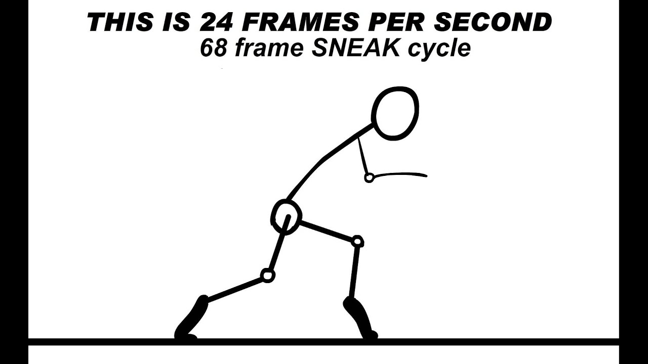 2d RUN, WALK and SNEAK cycles (new 11-14-14) - YouTube