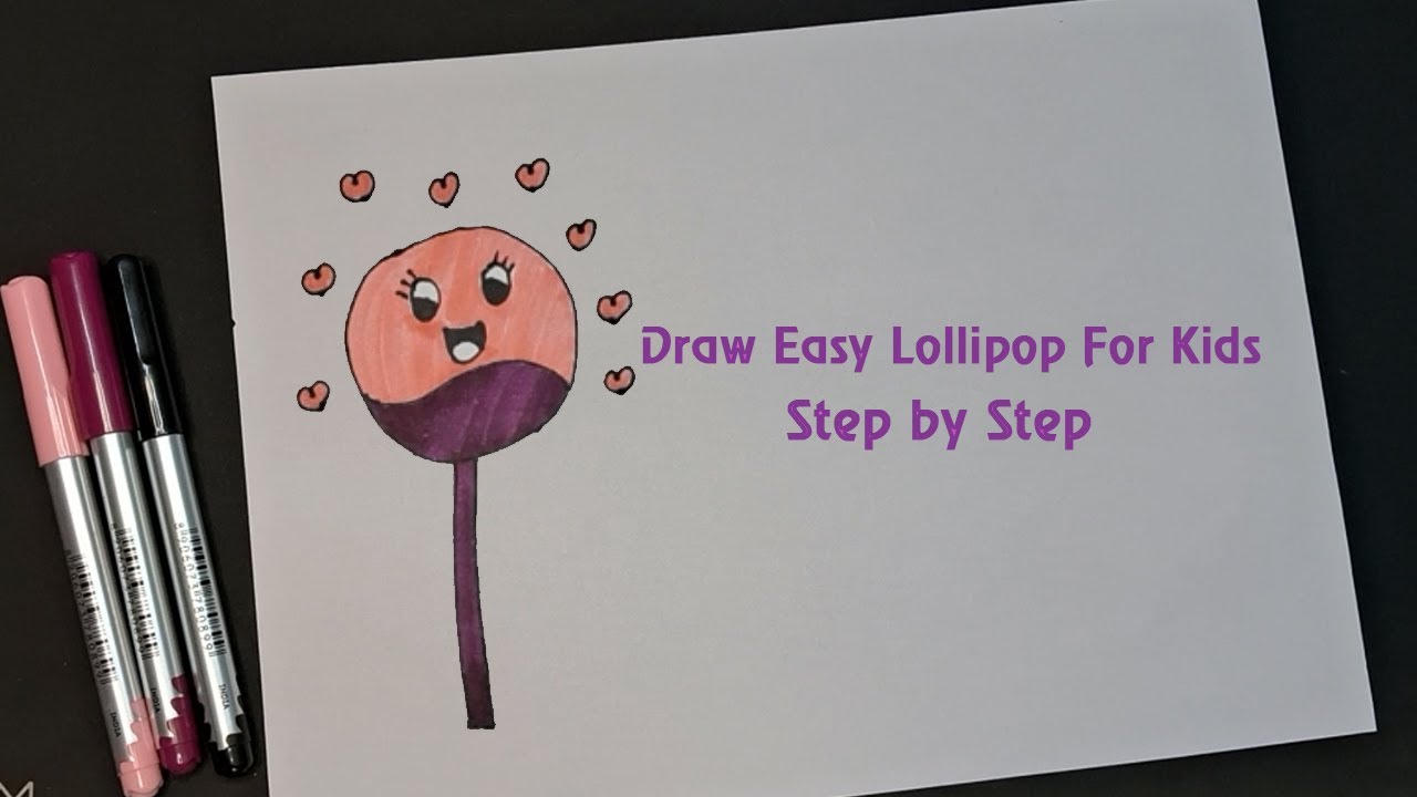 Easy Drawing Lollipop Doodle for kids | Easy Drawing | Doodle Art ...