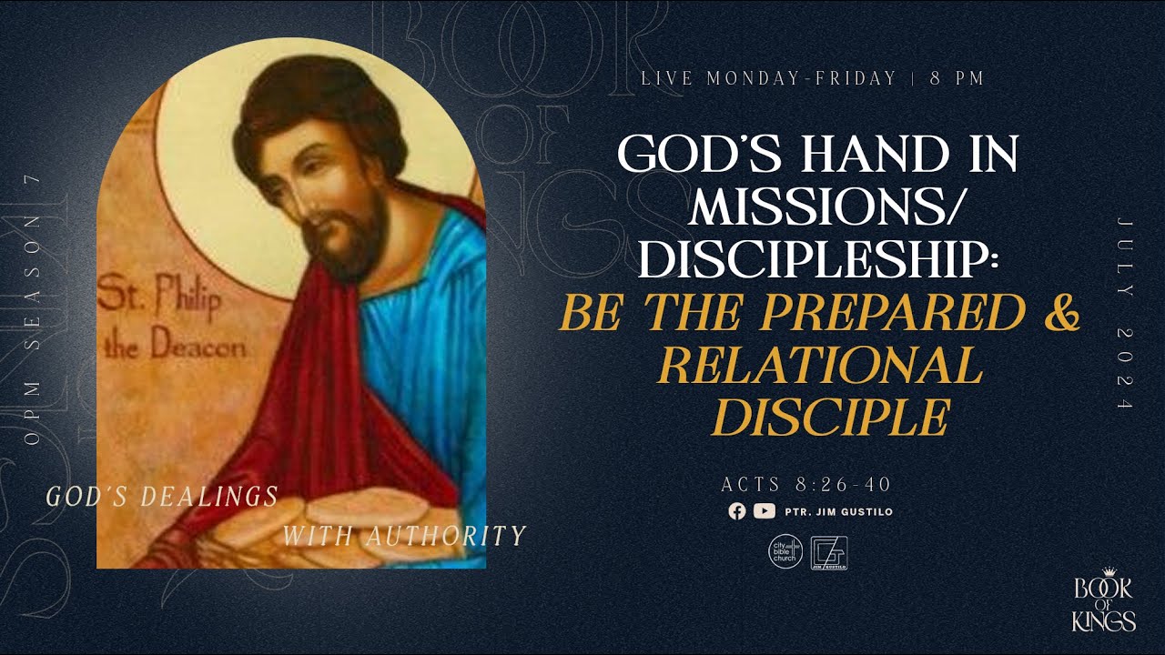 God’s Hand In Missions/Discipleship: Be The Prepared & Relational ...