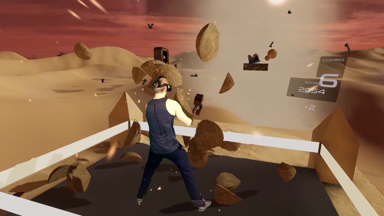 PowerBeatsVR - An Intense Rhythm-Based VR Fitness Game - YouTube