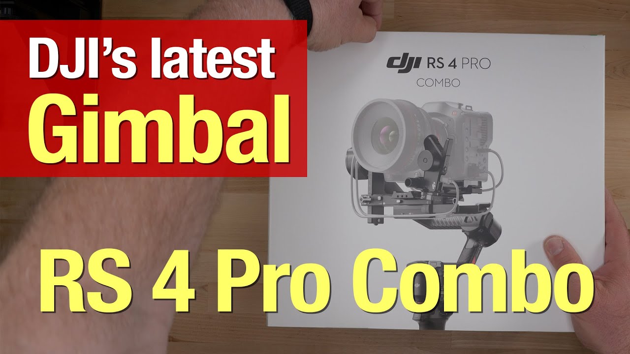 DJI RS 4 Pro Combo TOTAL Gimbal Unboxing - YouTube