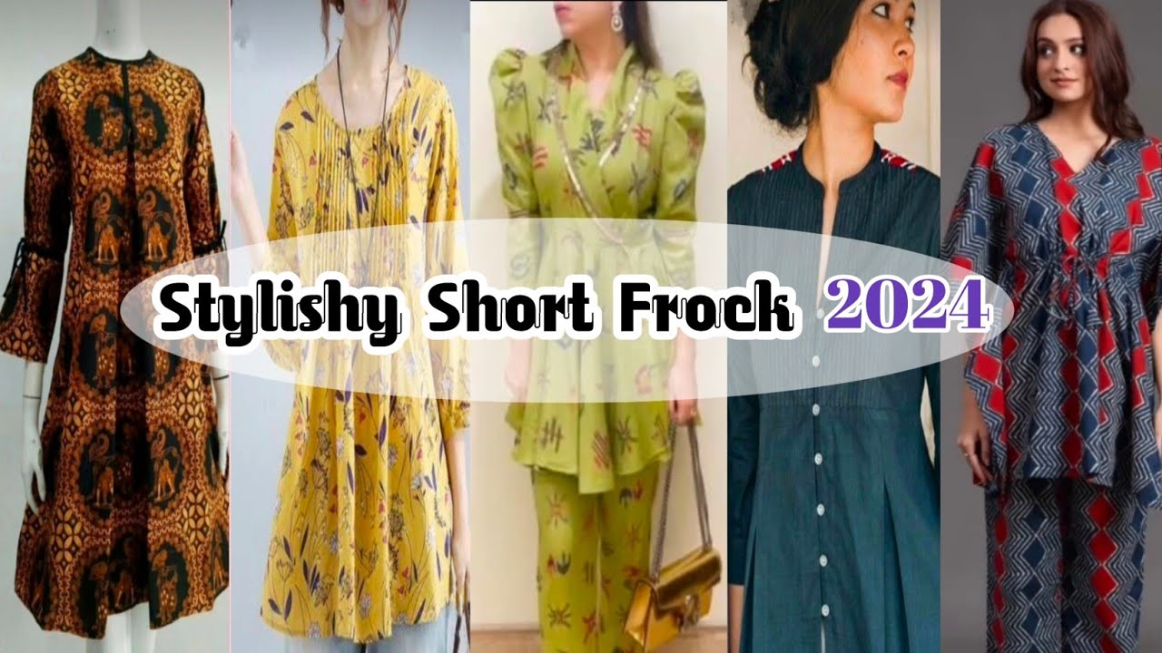 Elegant Short Frock design for girls | Latest short frock 2024 | Top ...
