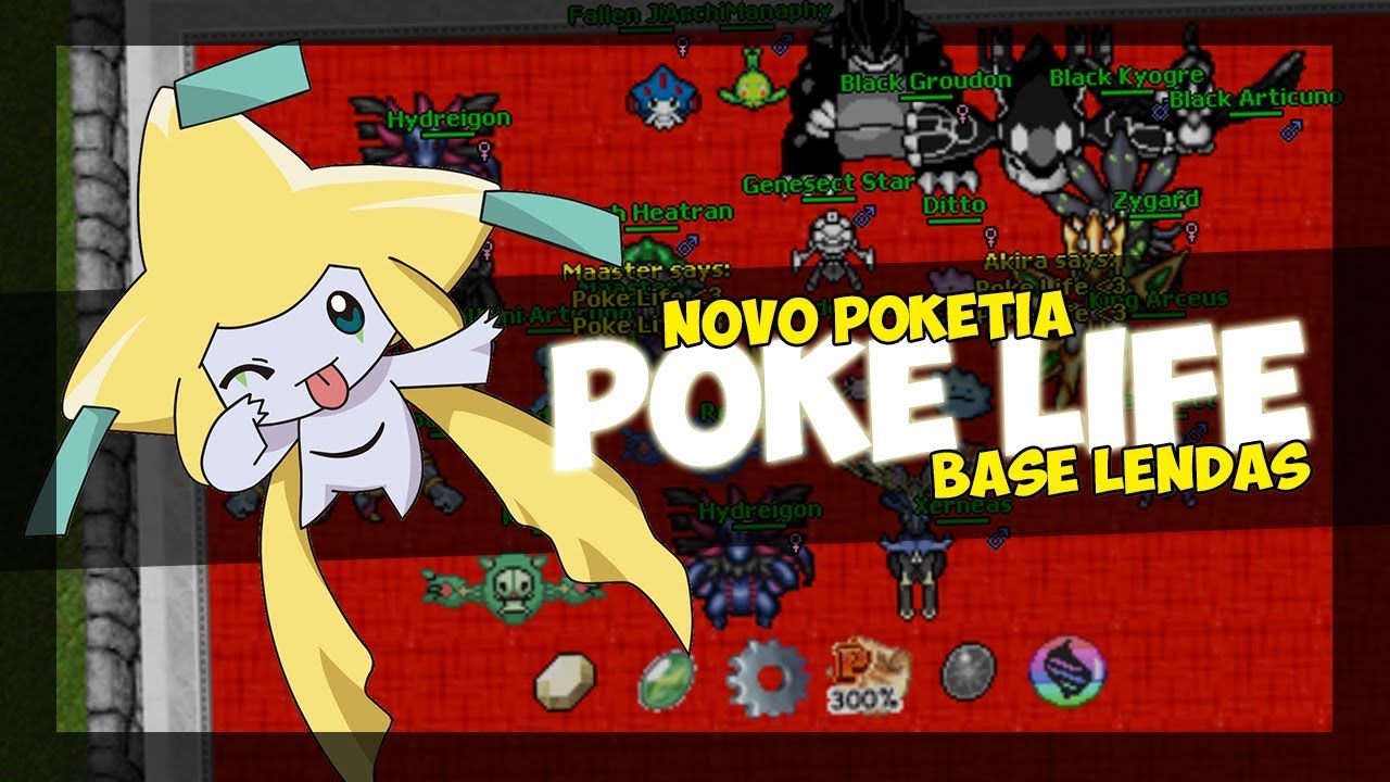 NOVO POKETIBIA BASE LENDAS 2018 - POKE LIFE 24 HORAS ONLINE! - YouTube
