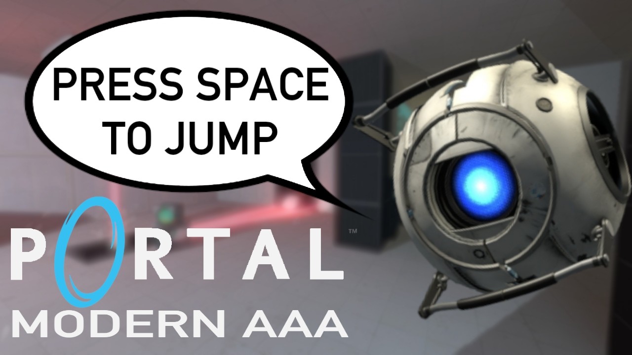 PORTAL but it's a Modern AAA game... - YouTube