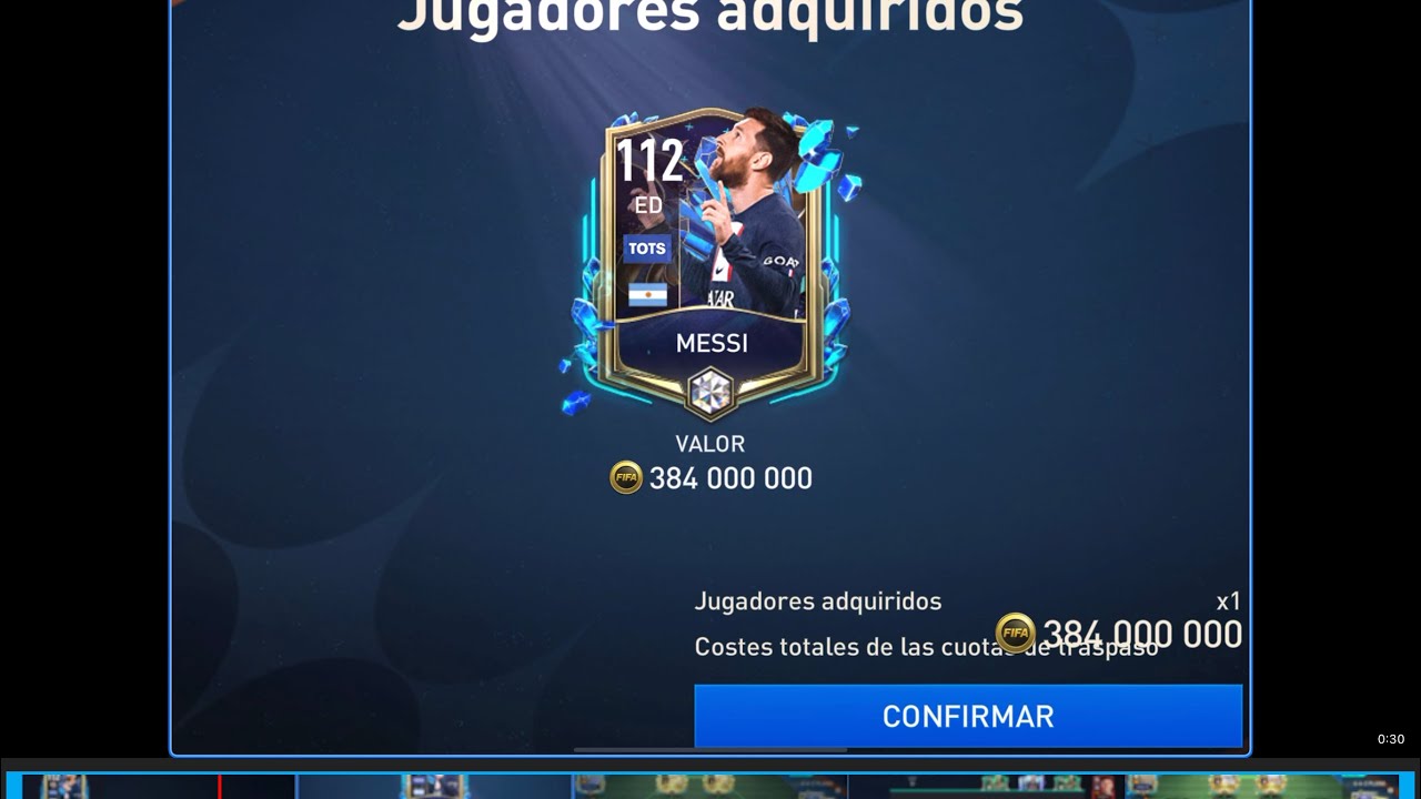 Fichó a messi tots de 112 d3 GRL - YouTube