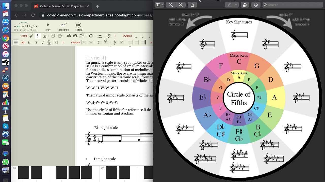 Writing Major and minor scales - YouTube