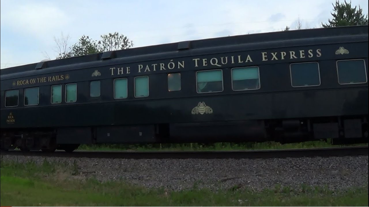 California Zephyr with The Patrón Tequila Express Private Car - YouTube