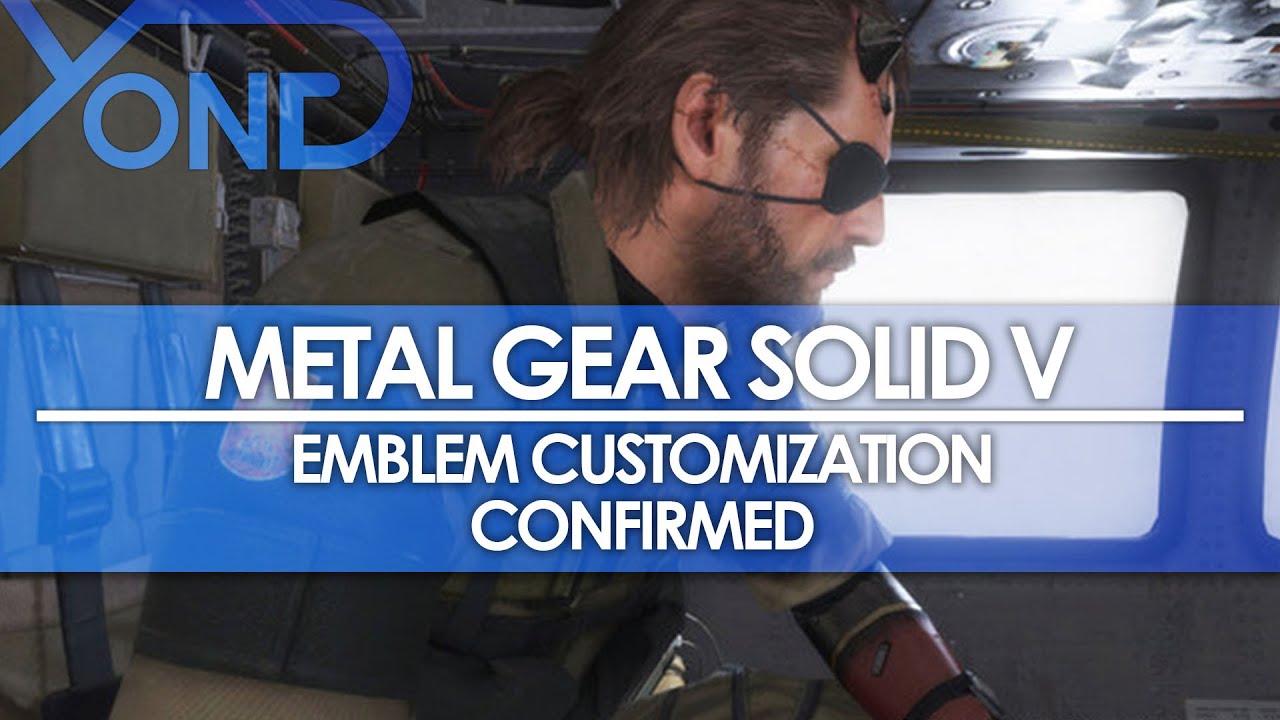 Metal Gear Solid V - Emblem Customization Confirmed - YouTube
