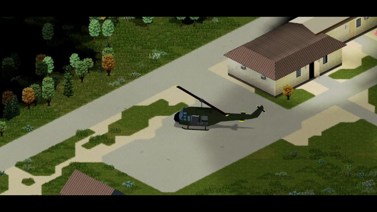 Project Zomboid but im a helicopter pilot - YouTube
