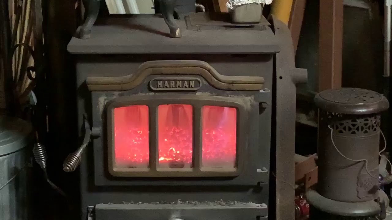 Live Coal Stove Feed - Anthracite Coal Stove - YouTube