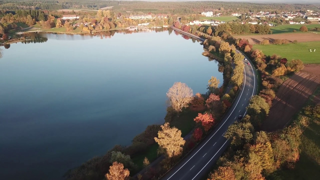 Stausee Losheim am See-Goldener Oktober 2017 teil1 - YouTube