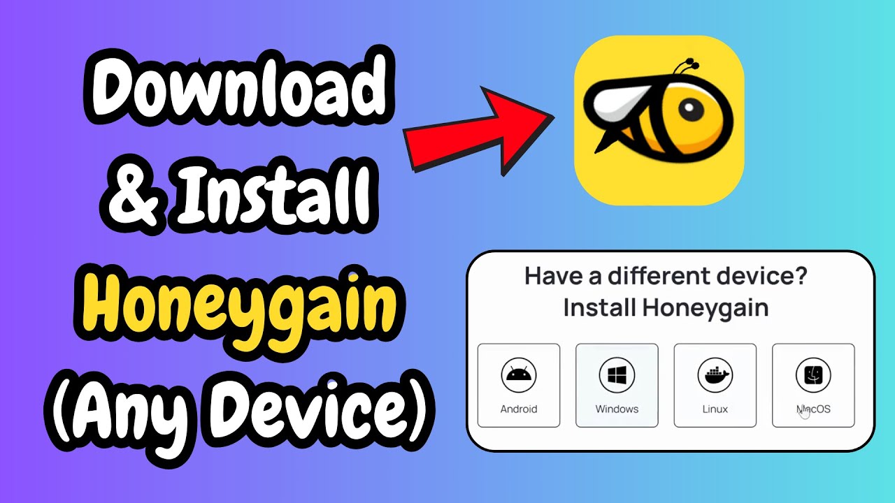 How To Download & Install Honeygain App - YouTube