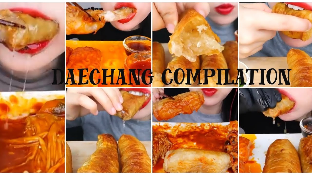 DAECHANG ASMR MUKBANG '' Hongyu ASMR COMPILATION// USUS SAPI MUKBANG ...