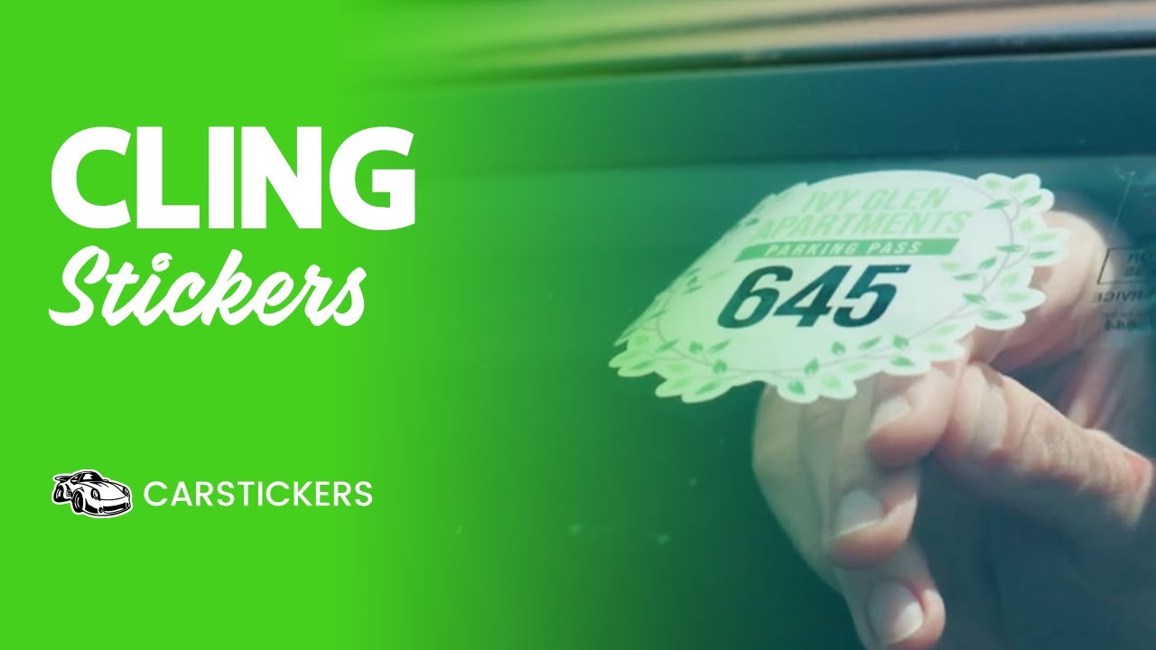Custom Cling Stickers: Fully Customizable, Easy Removal, No Residue ...