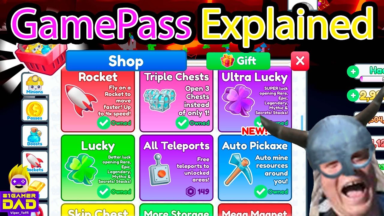 All Game Passes Explained to Grow faster in Minion Simulator on Roblox ...