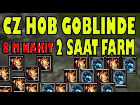 KNİGHT ONLİNE CZ HOB GOBLİN 2 SAAT 8 M CASH